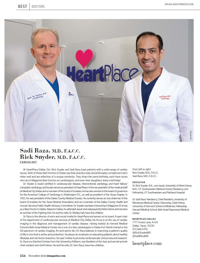 Syed Sadi Raza, M.D. - Cardiology - Dallas | D Magazine Directories