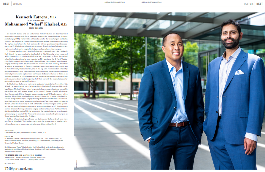 Kenneth Estrera, M.D. - Orthopedics-Orthopedic Surgery - Dallas | D ...