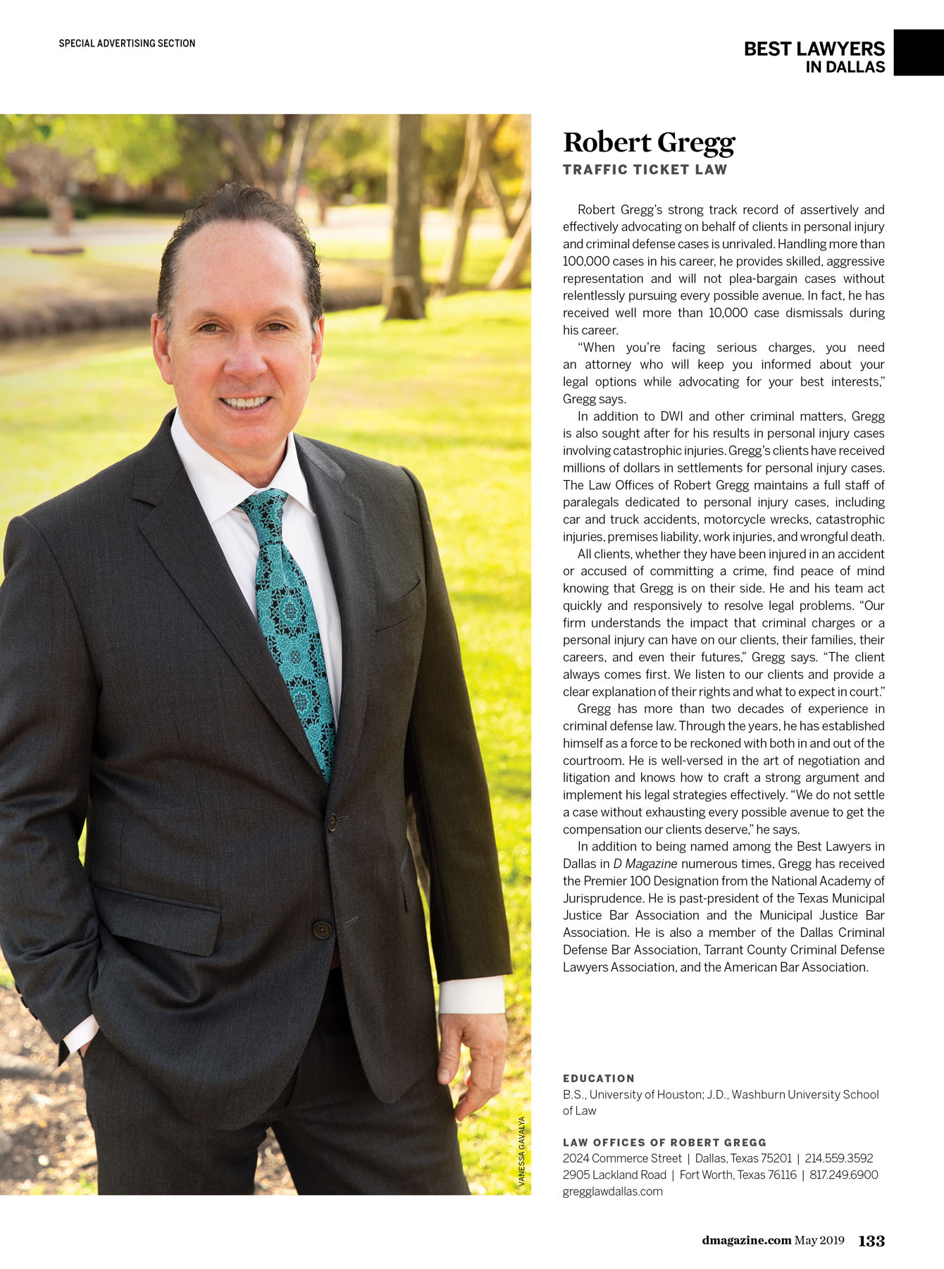 Robert S. Gregg - Criminal Defense: General - Dallas | D Magazine ...