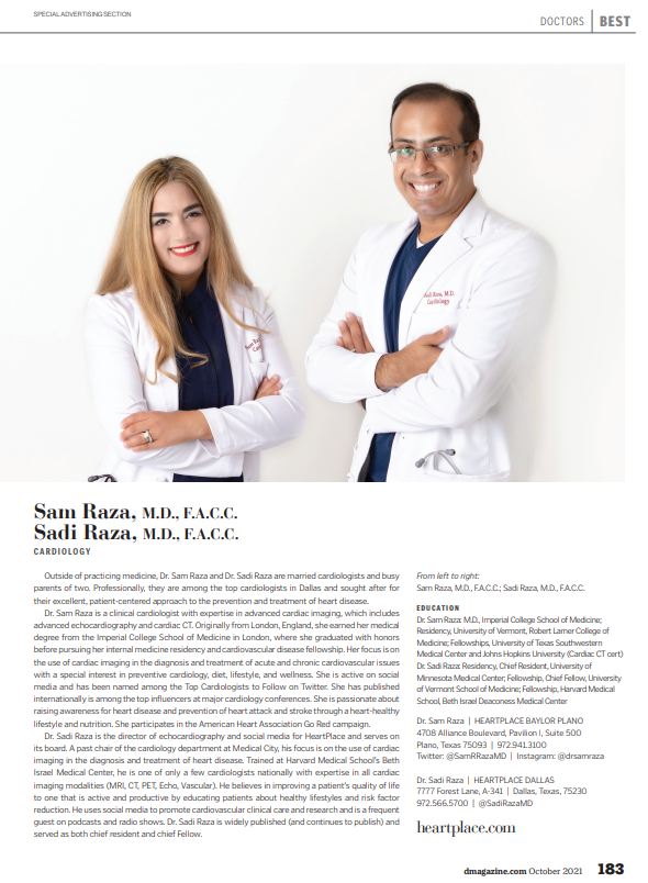 Syed Sadi Raza, M.D. - Cardiology - Dallas | D Magazine Directories